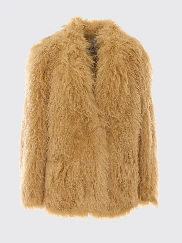 Isabel Marant Étoile Mylae Faux Fur V-neck Coat
