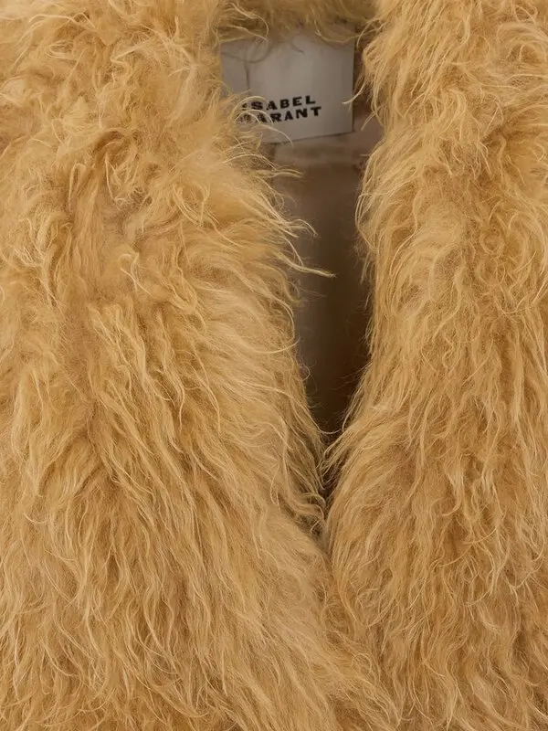 Isabel Marant Étoile Mylae Faux Fur V-neck Coat