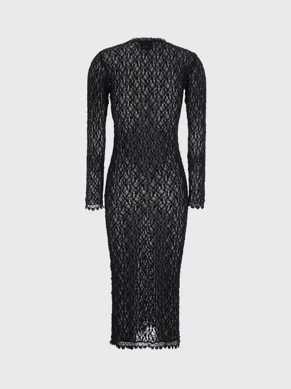 Isabel Marant Étoile Balsane Long-sleeved Lace Midi Dress - Black