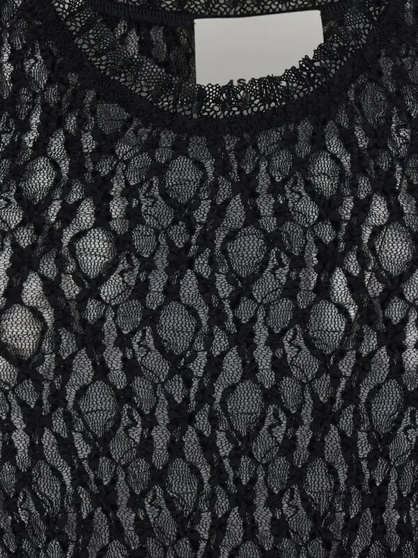Isabel Marant Étoile Balsane Long-sleeved Lace Midi Dress - Black
