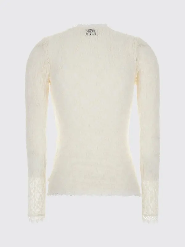 Isabel Marant Étoile Slim Fit Long-sleeved Lace Top