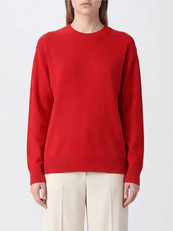 PAROSH P.a.r.o.s.h. Cashmere Crewneck Jumper With Dropped Shoulders - Yellow
