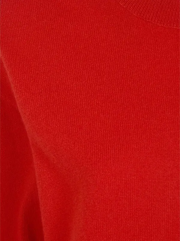 PAROSH P.a.r.o.s.h. Cashmere Crewneck Jumper With Dropped Shoulders - Yellow