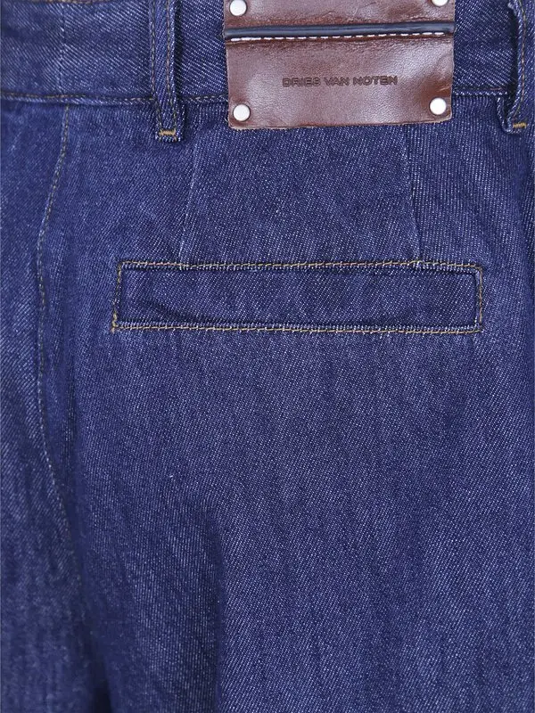 Dries Van Noten Wide-leg Denim Trousers