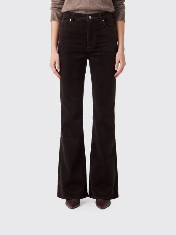 FRAME Flared Corduroy Trousers - Dark