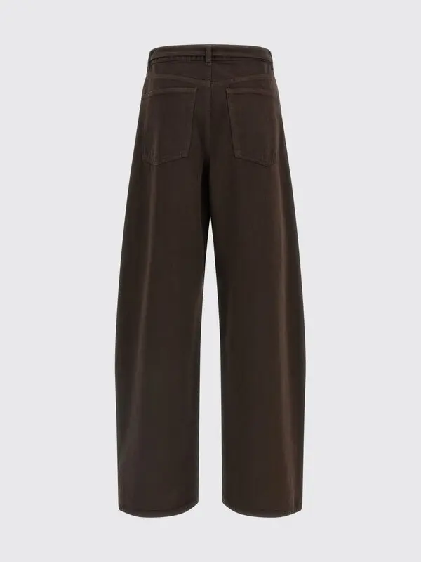 TWINSET High-waisted Cotton Trousers