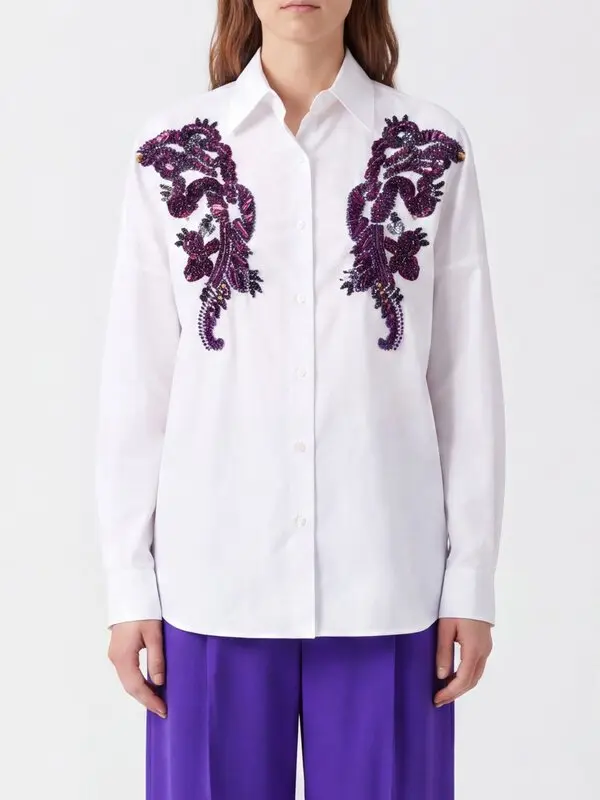 Dries Van Noten Embellished Shirt - White