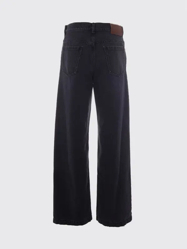 Marni High-waisted Wide-leg Jeans In Cotton Denim