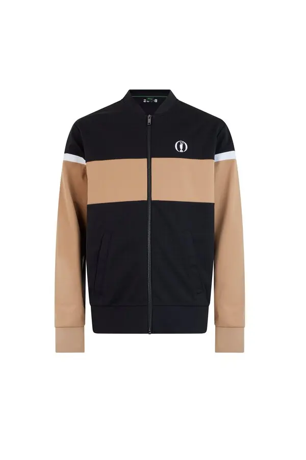 BOSS Technical Zip Hoodie With High Collar