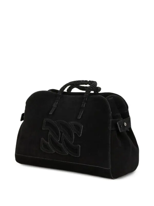 Casadei Park Avenue Leather Tote Bag - Black