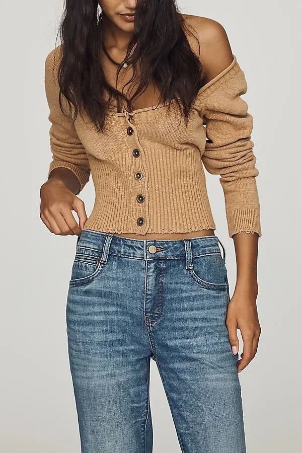 PILCRO Mid-rise Relaxed Straight-leg Jeans