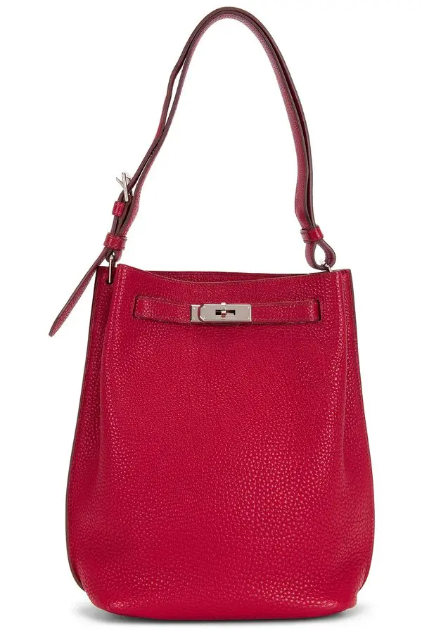 Hermès Togo So Kelly Shoulder Bag In Red