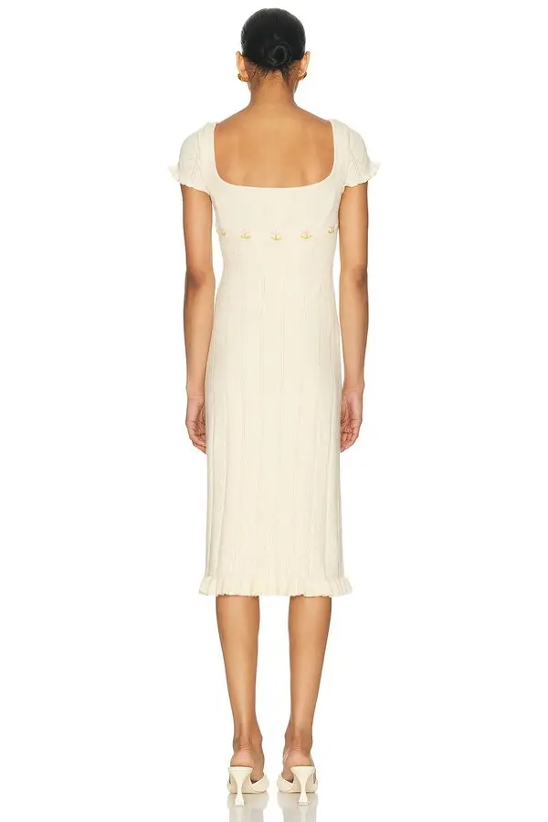 MIRROR PALAIS Tulip Knit Midi Dress