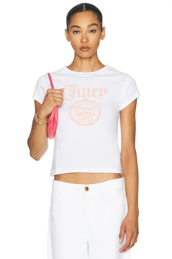 SPORTY & RICH X Juicy Couture Emblem Essentials Tee