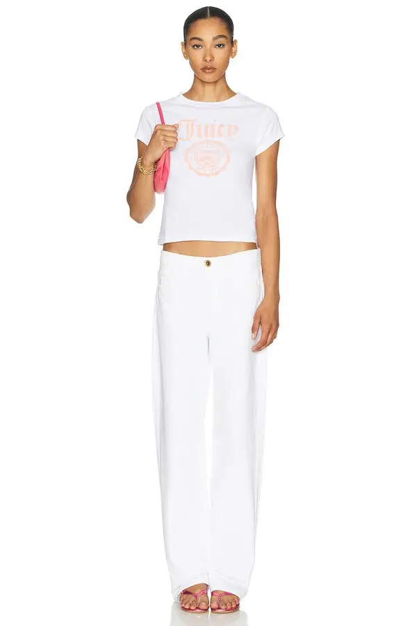 SPORTY & RICH X Juicy Couture Emblem Essentials Tee