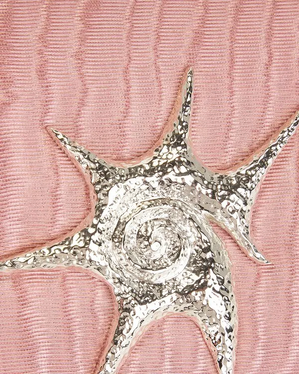 RENNK Moire Diane Clutch - Pink