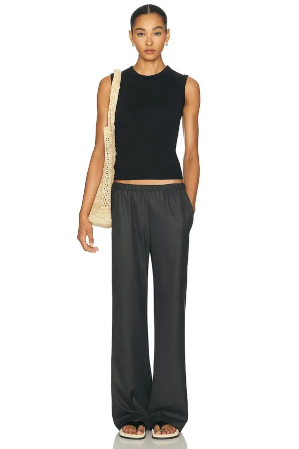 Enza Costa Supima Cotton New Classic Sleeveless Tee