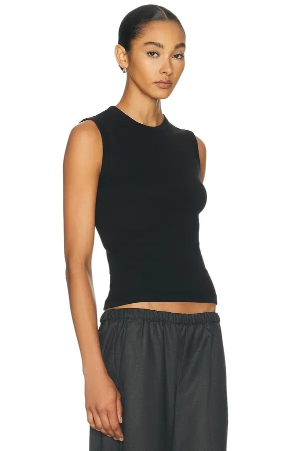 Enza Costa Supima Cotton New Classic Sleeveless Tee