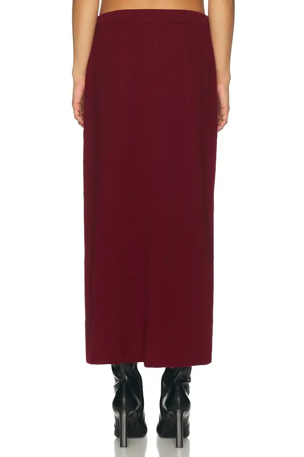Altuzarra Callahan Cashmere Button Front Midi Skirt
