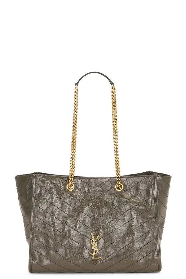 Saint Laurent East West Niki Shopping Bag - Light Musk
