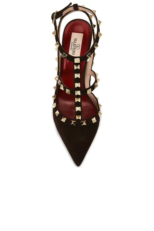 Valentino Garavani Rockstud Ankle Strap Pump