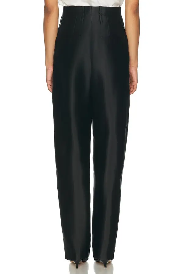 Bottega Veneta Twill Tapered Trouser - Double Black