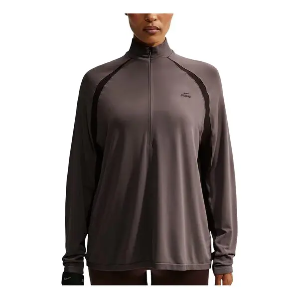 Nike Skims Stretch Knit 1/2-zip T-shirt 'resin Phoenix - Resin/phoenix