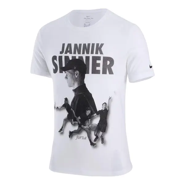Nike Jannik Sinner Court Dri-fit Graphic T-shirt - White