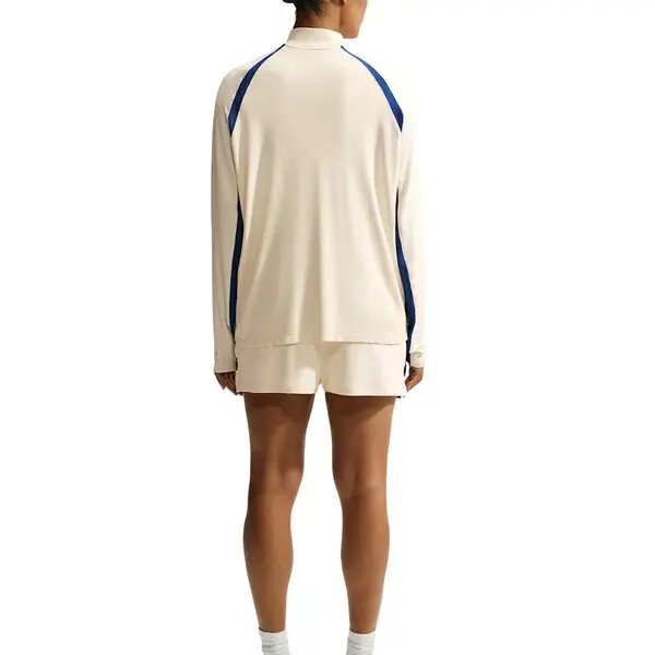 Nike Skims Stretch Knit 1/2-zip T-shirt - Actv Ivory/cobalt