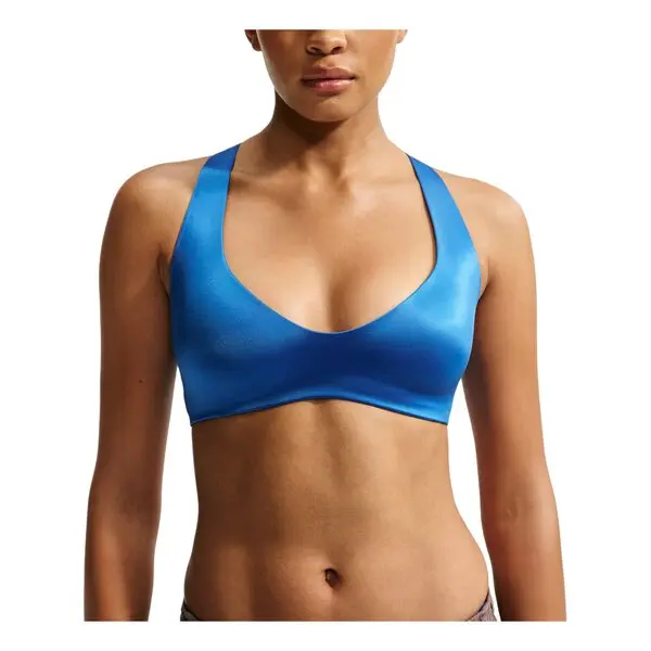 Nike Skims Stretch Knit Plunge Bra - Cobalt