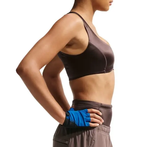 Nike Skims Satin Shine Open-scoop Bra - Resin
