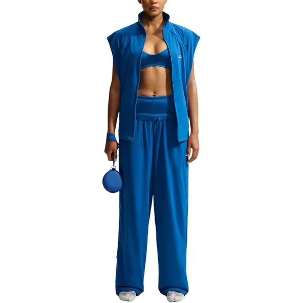 Nike Skims Stretch Nylon Oversized Pants - Cobalt