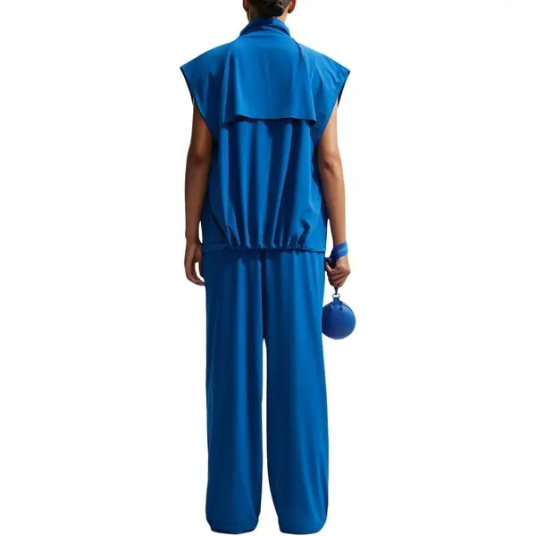 Nike Skims Stretch Nylon Oversized Pants - Cobalt