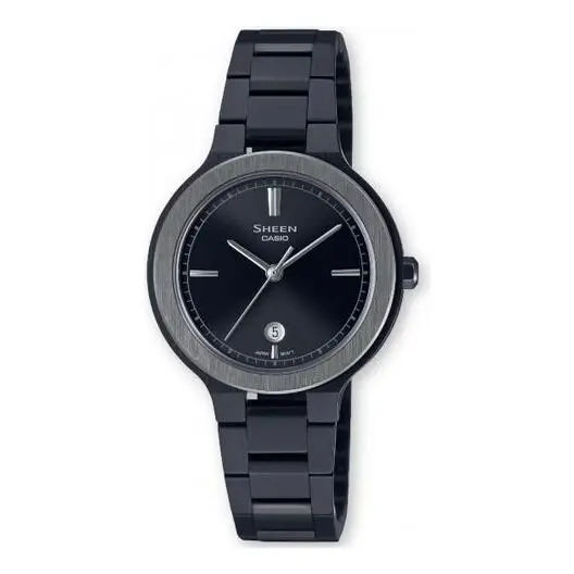 Casio Analog 'black Silver