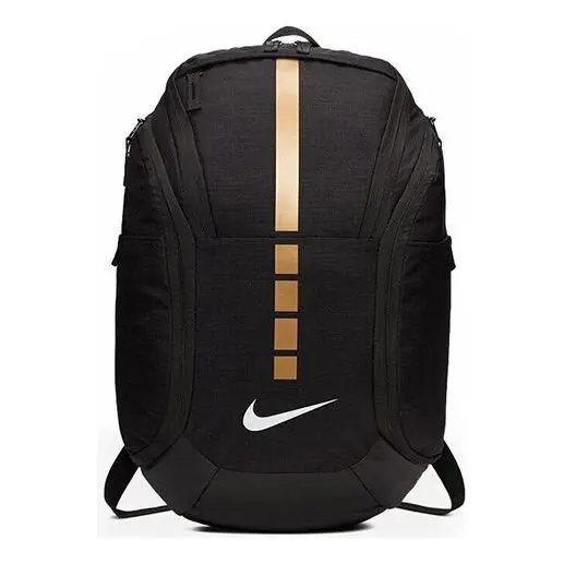 Nike Hoops Elite Pro Basketball Training Backpack - Black/gold