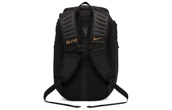 Nike Hoops Elite Pro Basketball Training Backpack - Black/gold