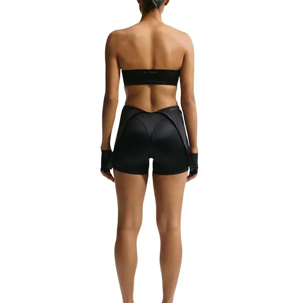 Nike Skims Satin Shine Convertible Bandeau Bra - Obsidian