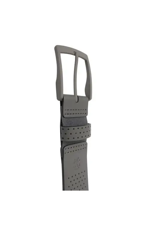 IZOD Comfort Stretch Perforated Leather Belt - Grey