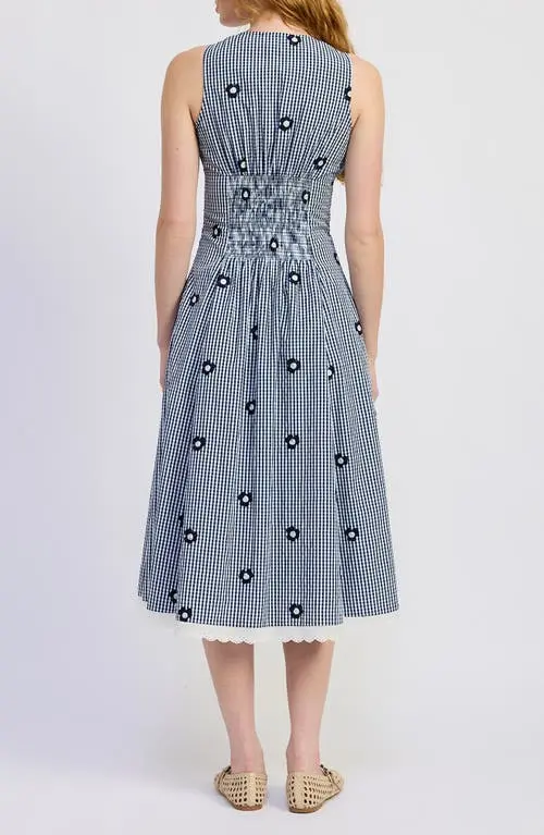 JACQUIE THE LABEL Hera Gingham Midi Dress