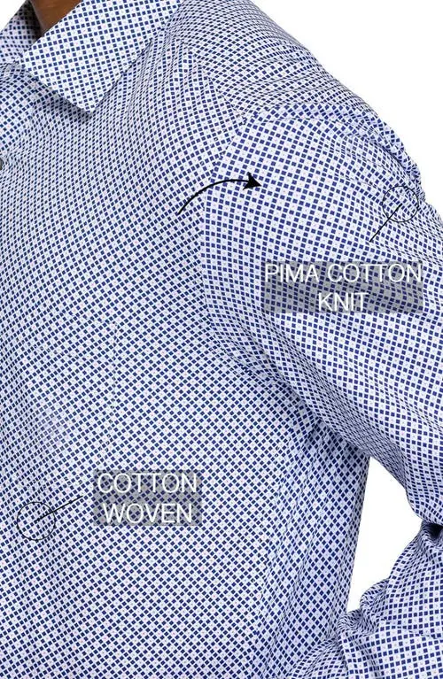 W.R.K Diamond Dot Button Up Shirt