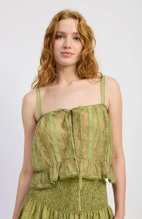 JACQUIE THE LABEL Jenny Ditsy Print Tank