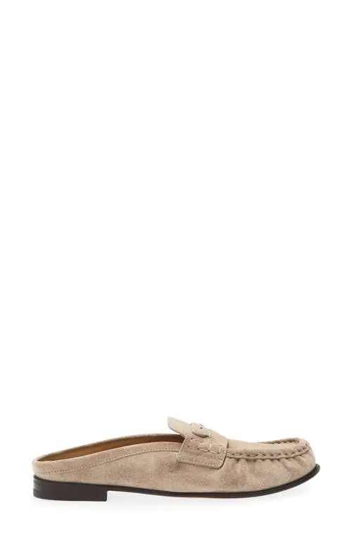 Fendi Scrunch Leather Mule