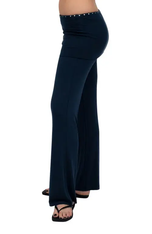 FIND ME NOW Brisa Studded Flare Leg Pants