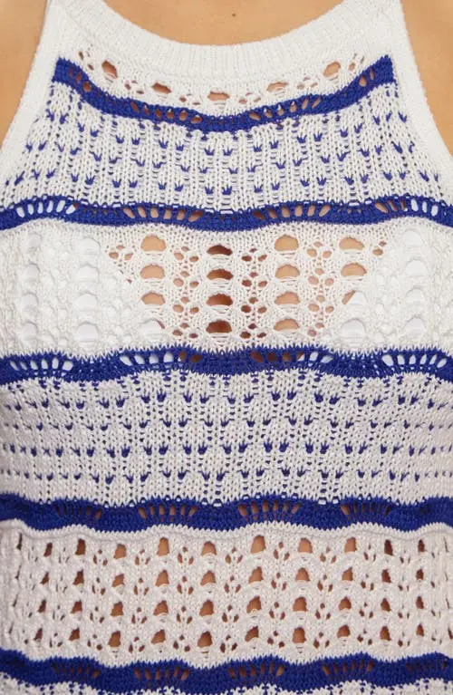 BECCA By Rebecca Virtue Shore Break Pointelle Knit Cover-up Dress