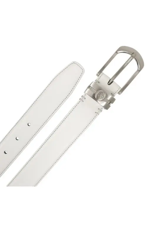 IZOD Golf 32mm Genuine Leather Belt With Metal Keeper