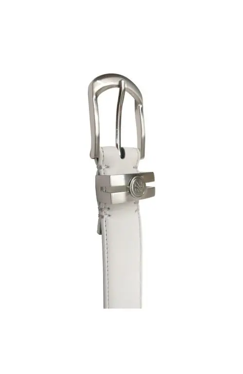 IZOD Golf 32mm Genuine Leather Belt With Metal Keeper