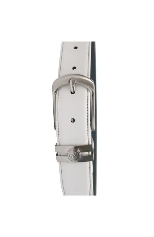 IZOD Golf 32mm Genuine Leather Belt With Metal Keeper