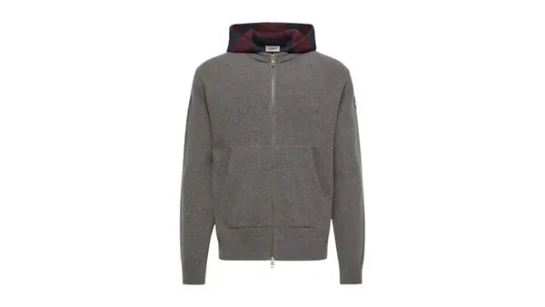 Moncler Hooded Knit Cardigan