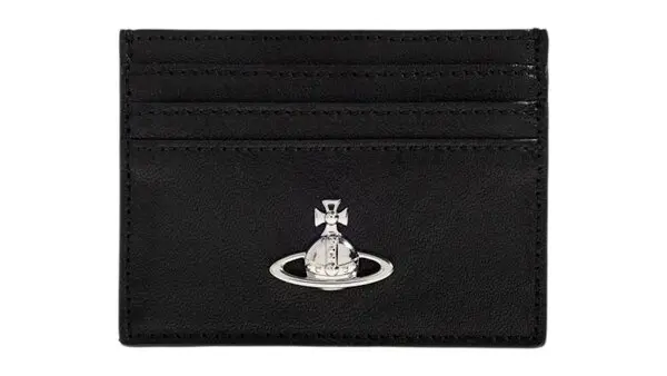 VIVIENNE WESTWOOD Flat Card Holder - Black