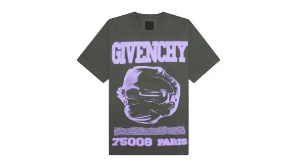 Givenchy Spray Skull Design Casual Fit T-shirt